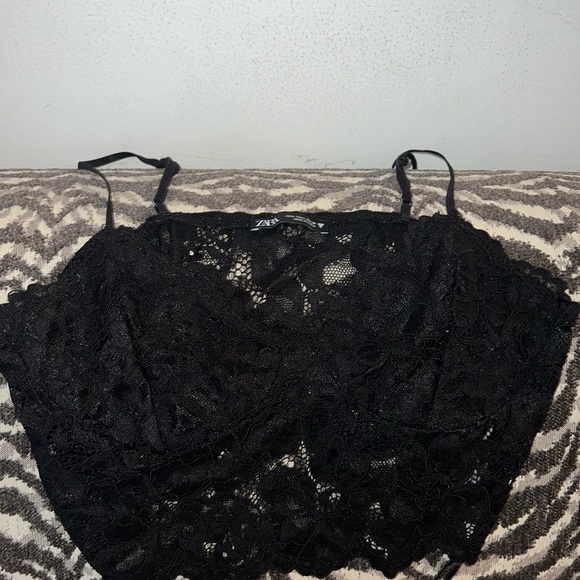 Zara | Tops | Zara Lace Cami Top | Poshmark